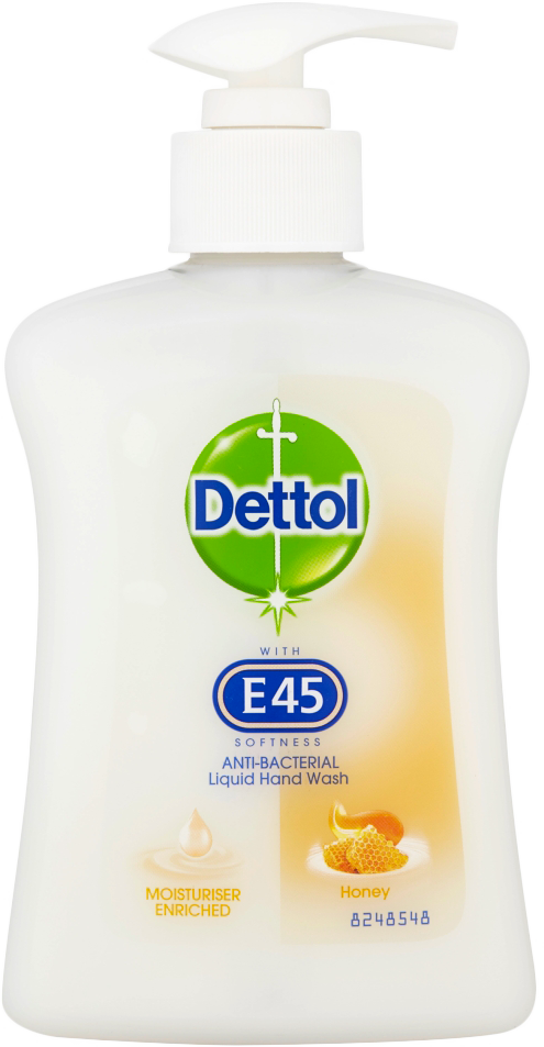 Dettol Hand Wash with E45 Nourishing Honey 250ml Dettol
